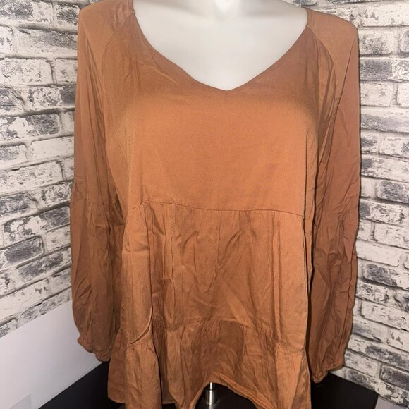 ANDREE BY UNIT | Tops | Andree By Unit Fun Fall Babydoll Blouse New ...